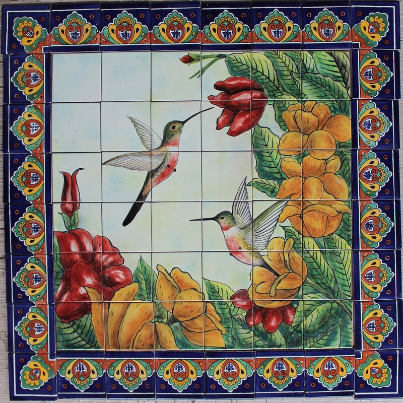 Large Tile Mural - Etsy