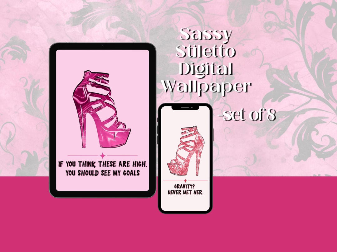 Sassy Stiletto High Heel Digital Wallpapers – Set of 8 - Etsy
