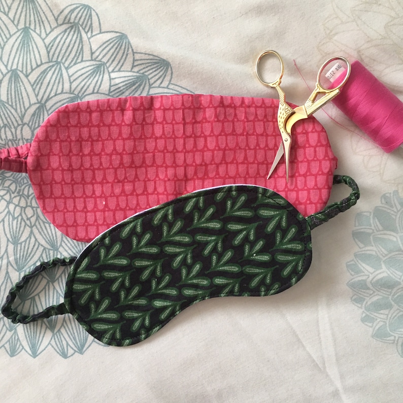 Sleep Mask Sewing Pattern | Two Simple Eye Mask Pattern | PDF Download ...