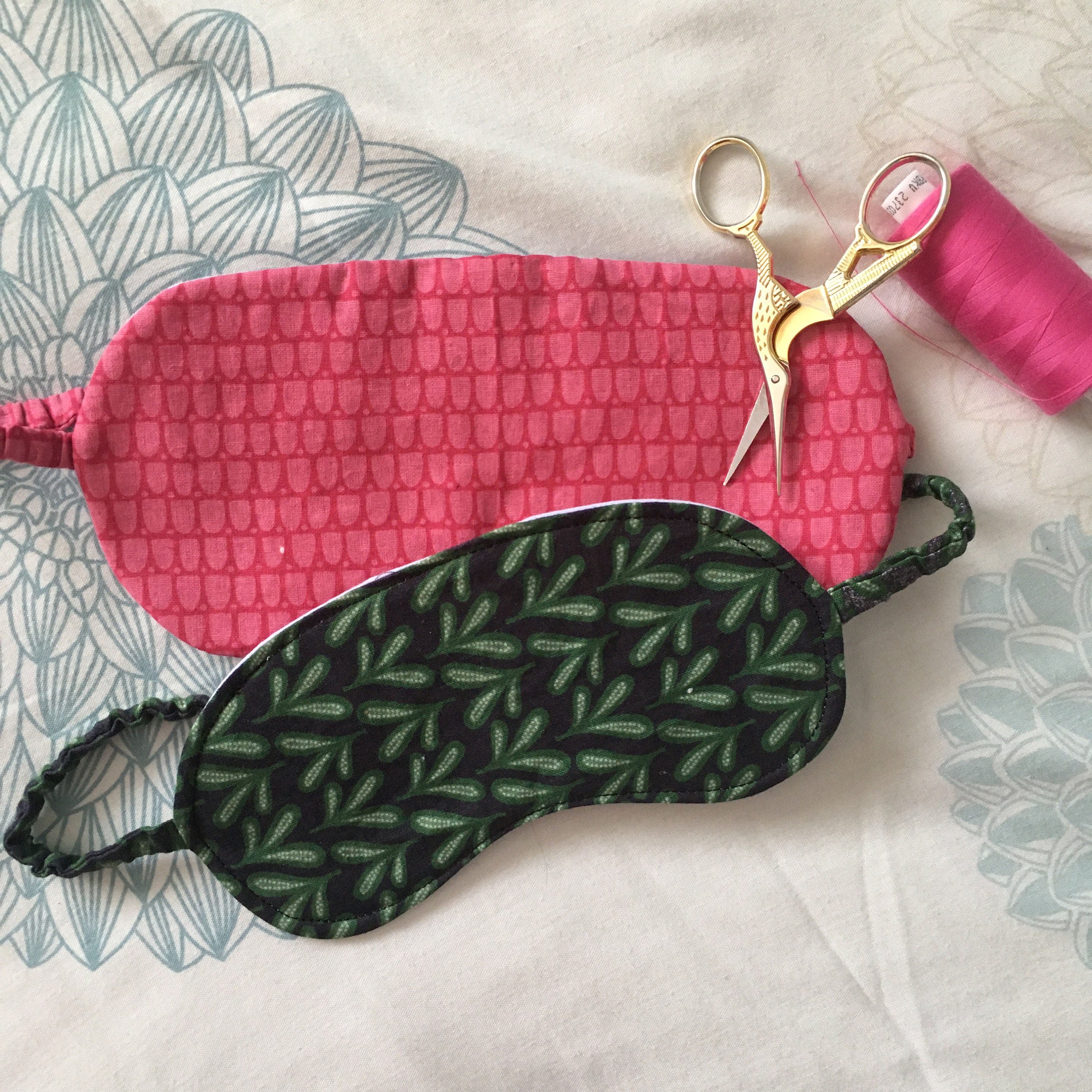 Sleep Mask Sewing Pattern | Two Simple Eye Mask Pattern | PDF Download ...