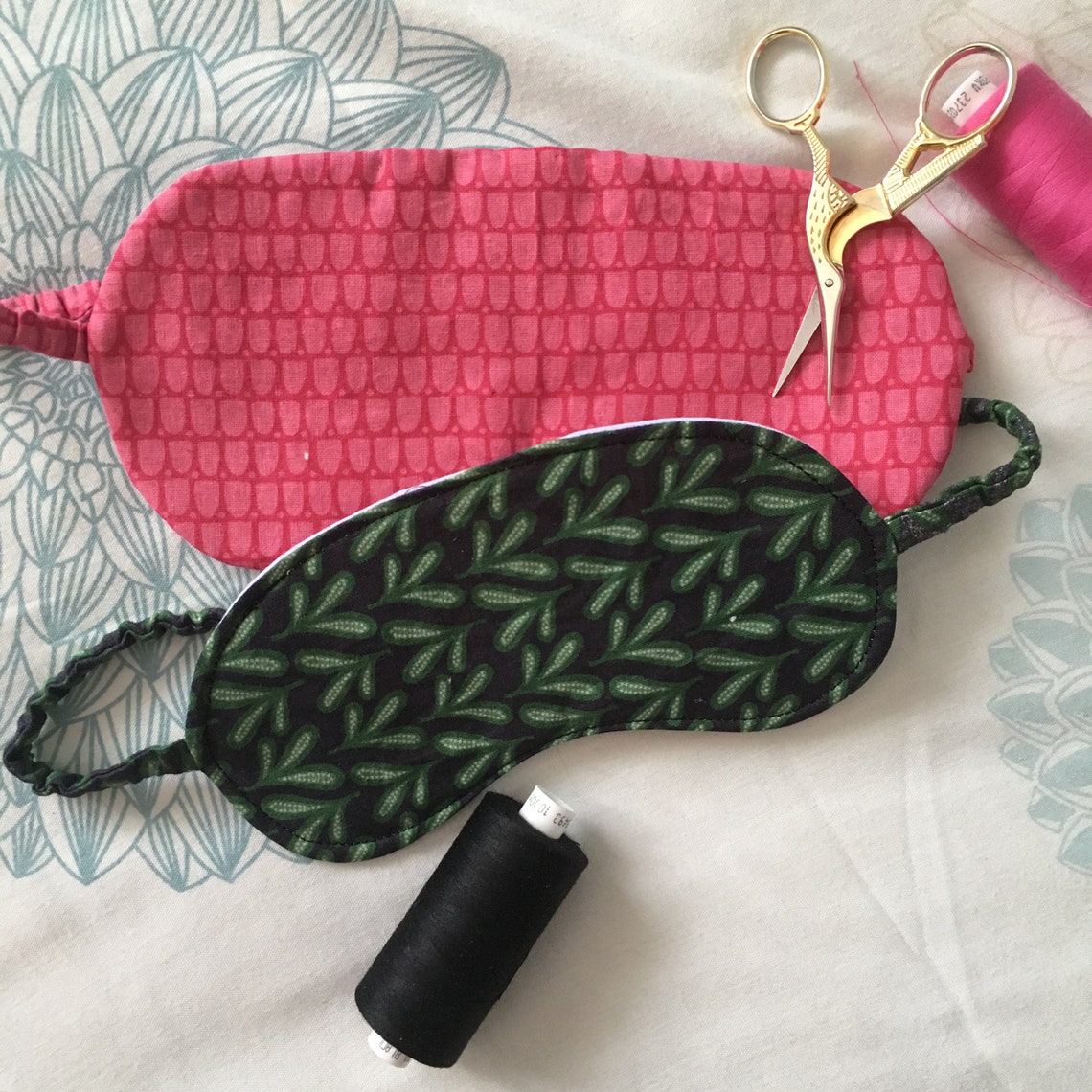 Sleep Mask Sewing Pattern | Two Simple Eye Mask Pattern | PDF Download ...