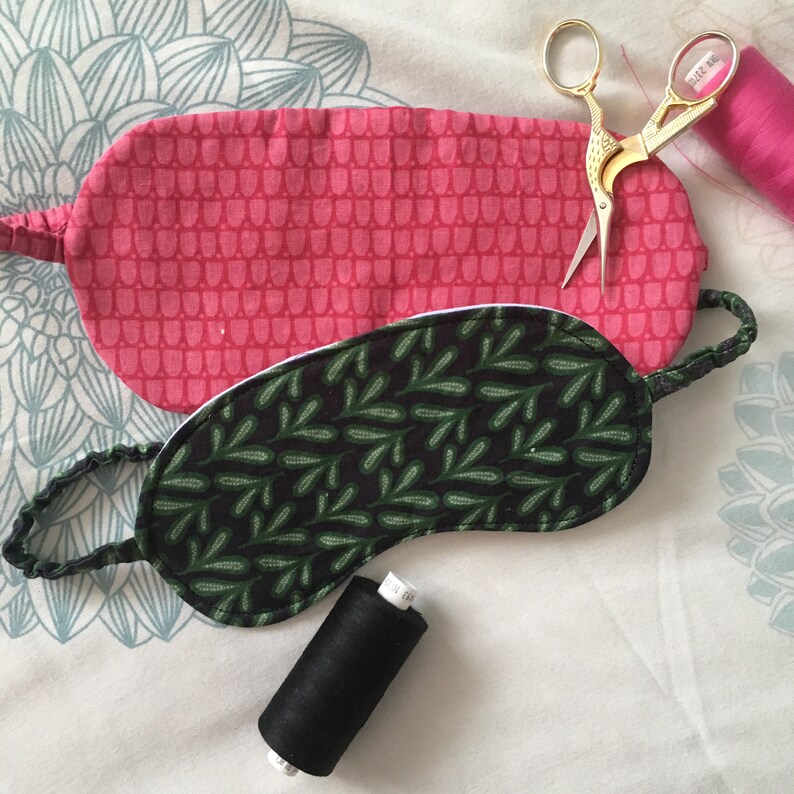 Sleep Mask Sewing Pattern Two Simple Eye Mask Pattern PDF Download 2 ...