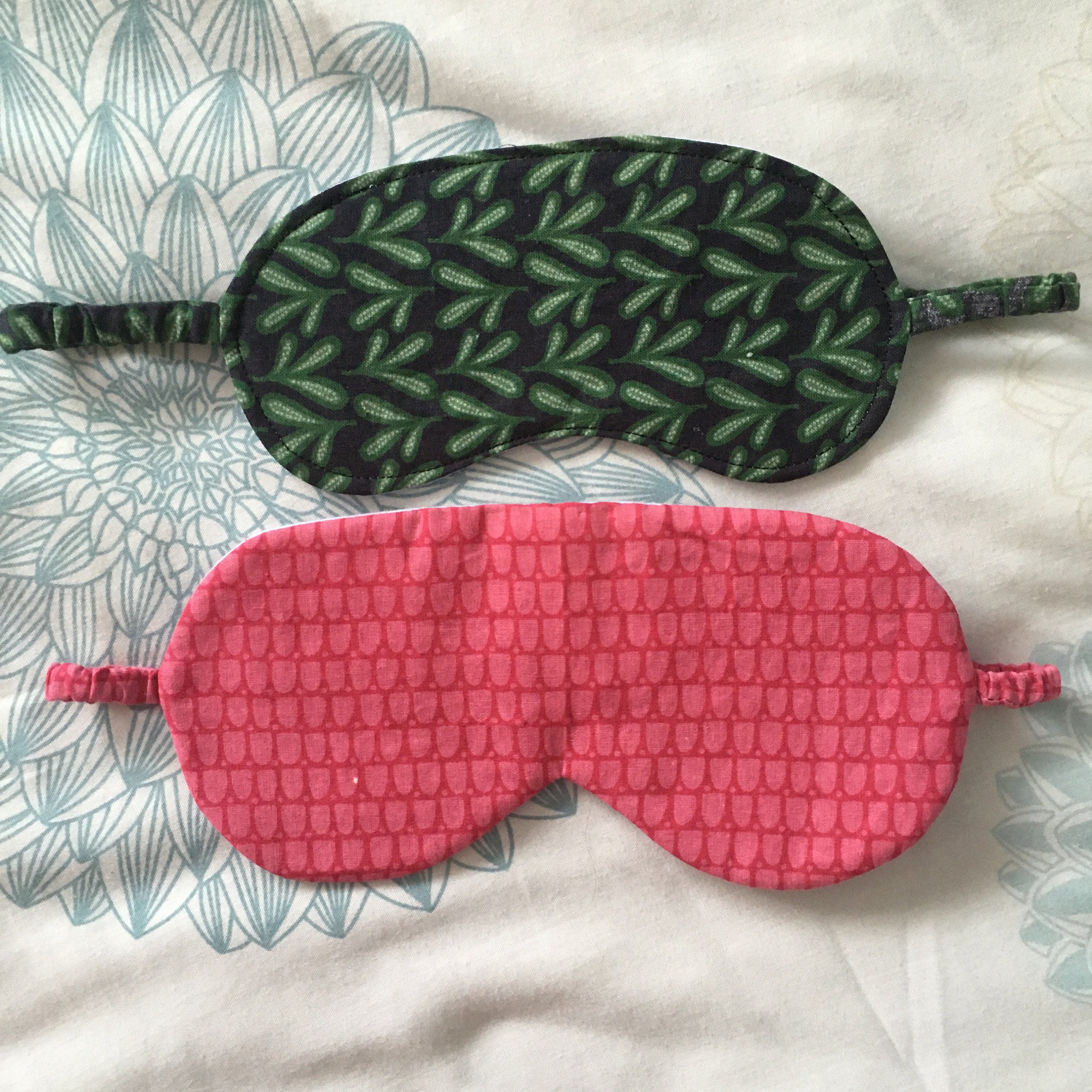 Sleep Mask Sewing Pattern | Two Simple Eye Mask Pattern | PDF Download ...
