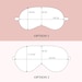 Sleep Mask Sewing Pattern Two Simple Eye Mask Pattern PDF Download 2 ...