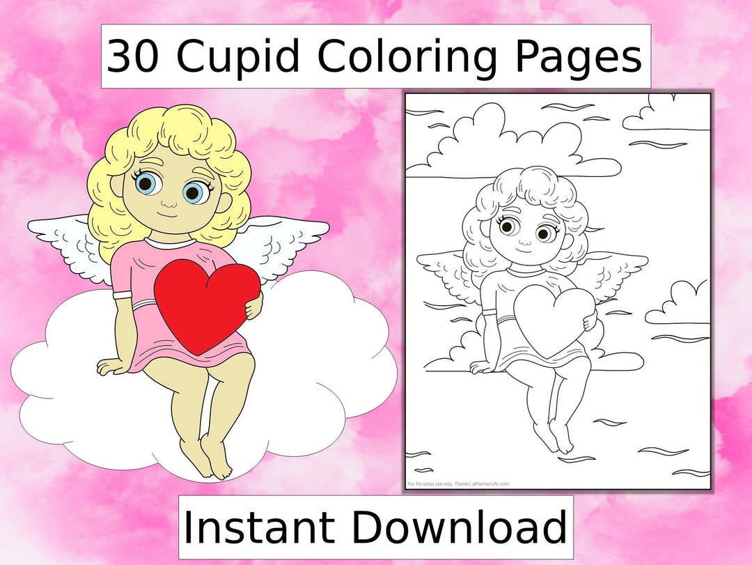 30 Printable Valentines Day Coloring Pages - Etsy