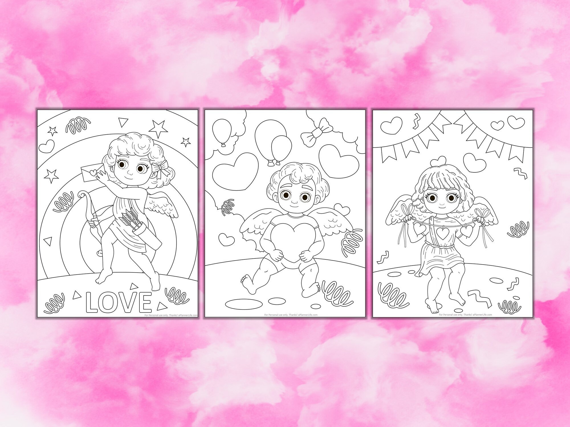 30 Printable Valentines Day Coloring Pages - Etsy