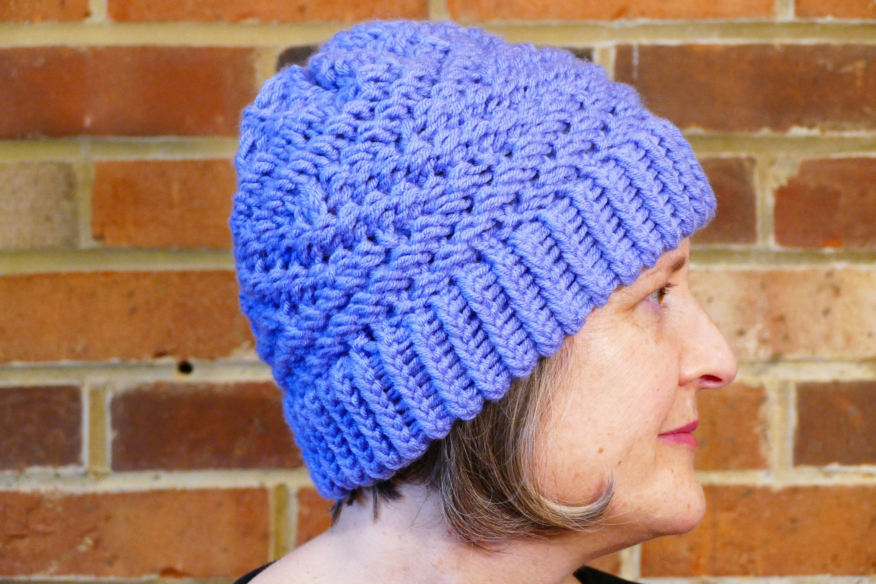Loom-knitted Hats With Patterns - Etsy
