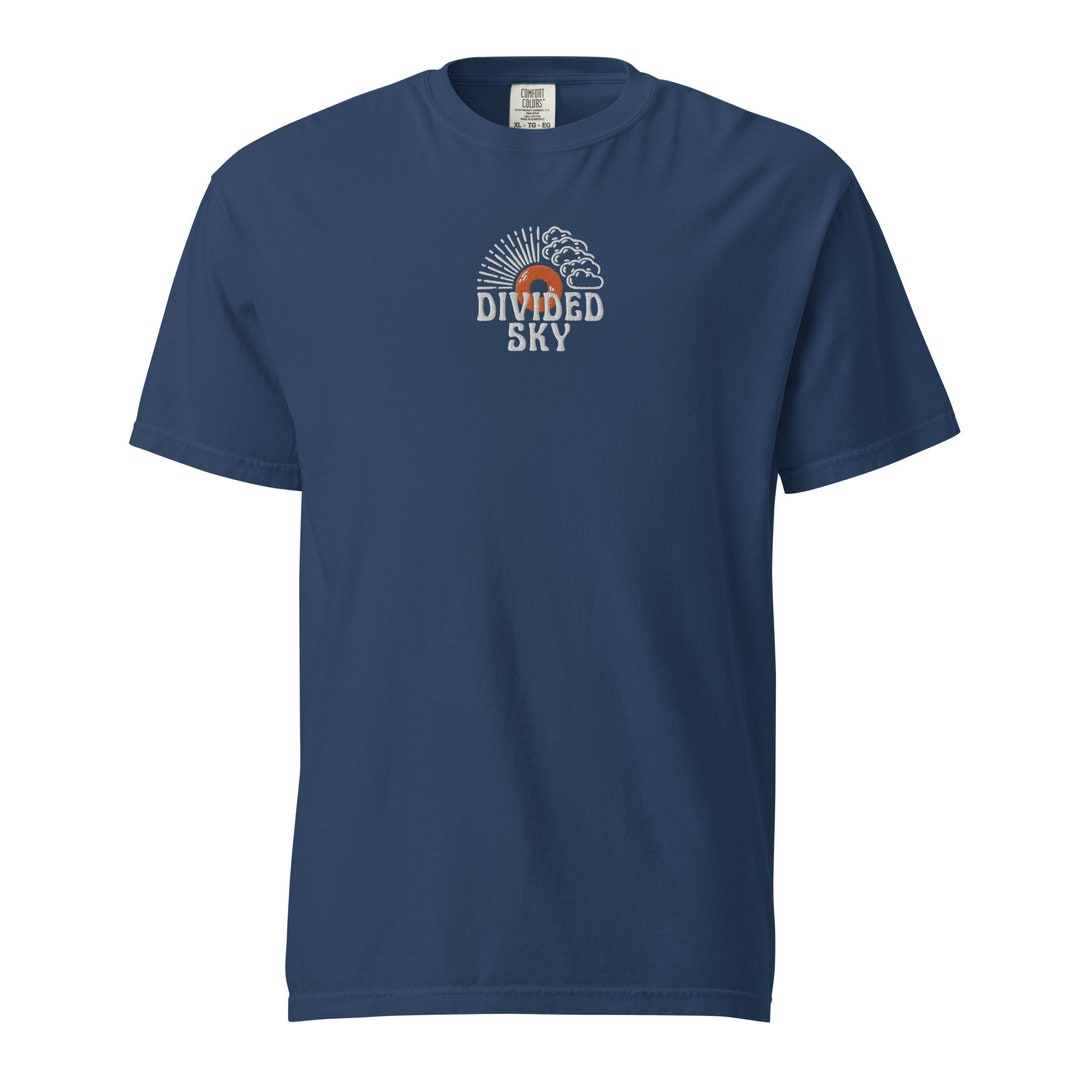 Phish - DIVIDED SKY - Embroidered Comfort Colors T-shirt - Etsy