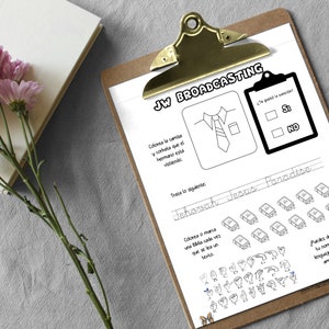 Spanish Broadcasting Worksheets: JW Kids Activities (PDF) - Etsy