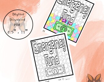 Emergency Fund Savings Tracker Printable Savings for a Rainy - Etsy