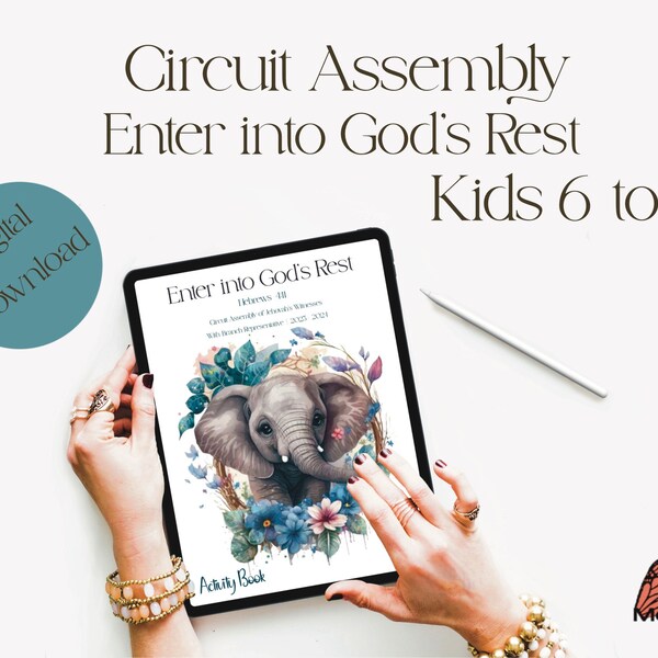 Enter Into Gods Rest Jw Assembly Notebook - Etsy