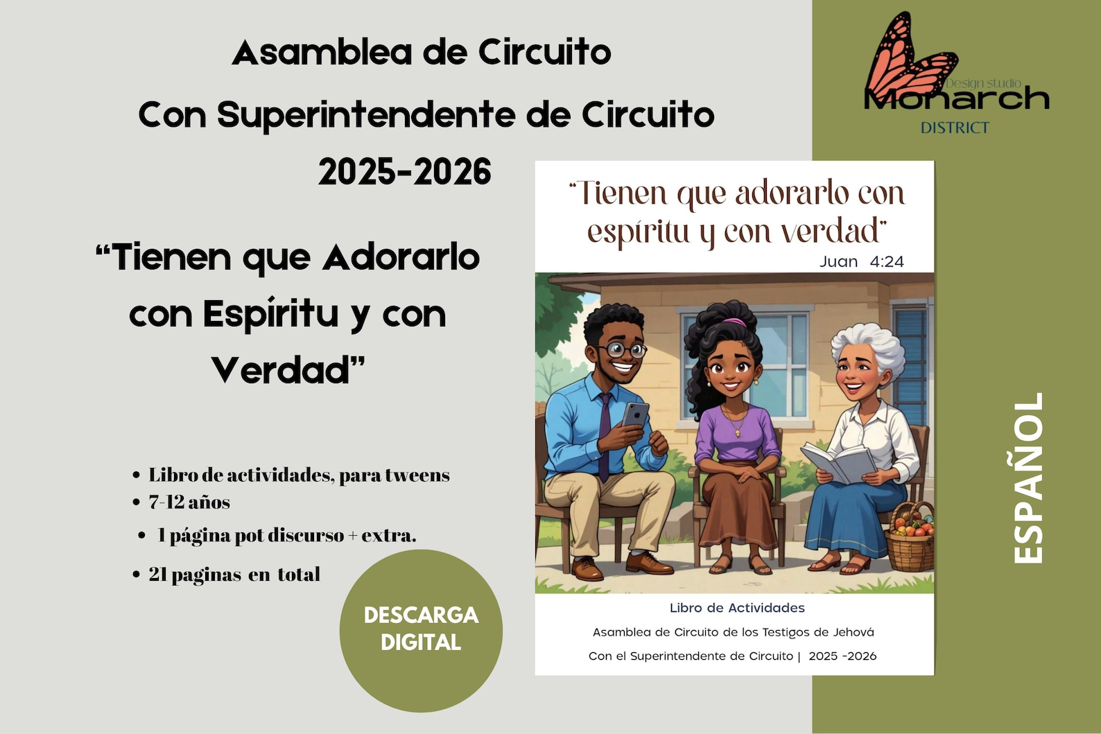 Spanish JW Circuit Assembly Activity Book: Tweens 7-12 (digital ...
