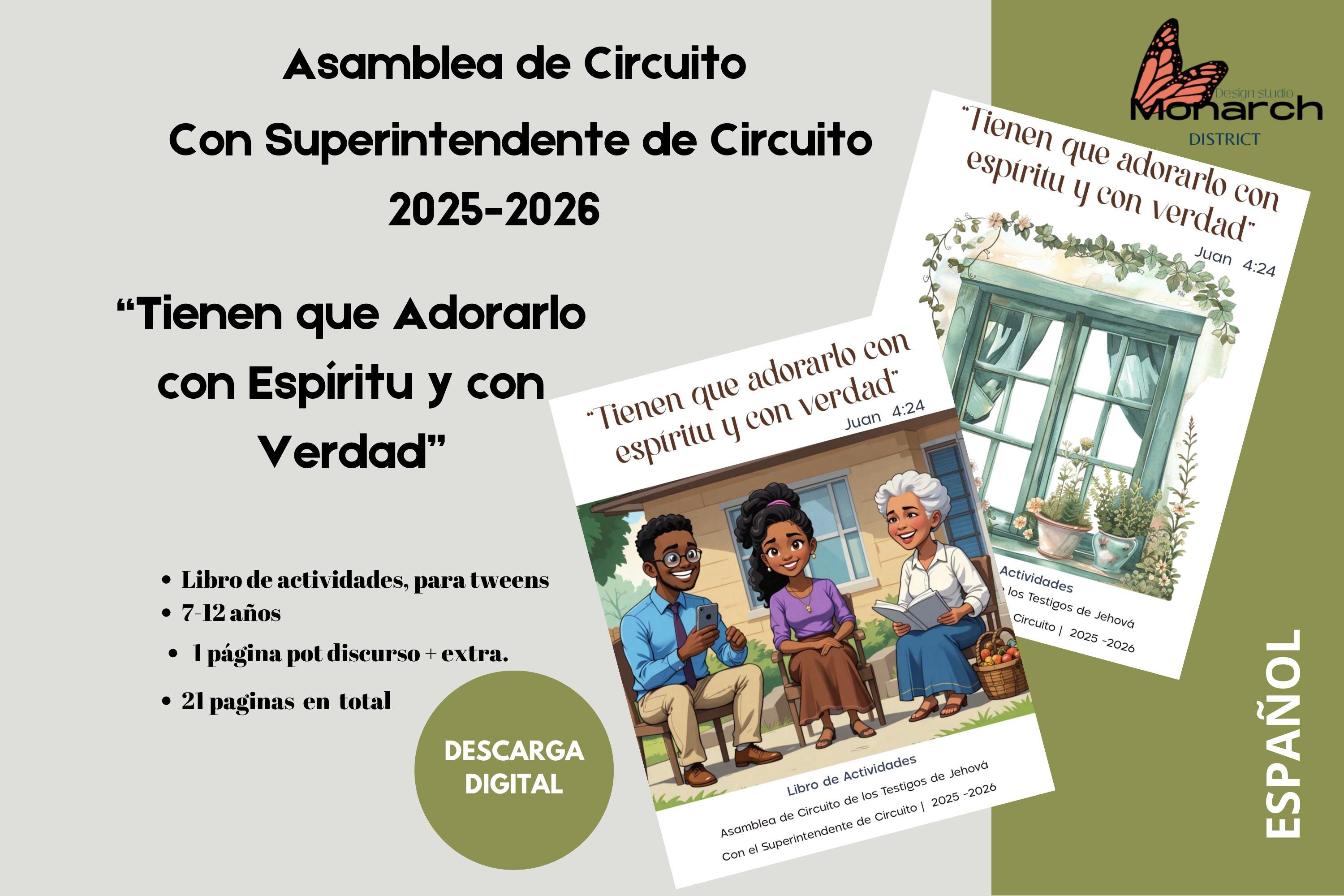 Spanish JW Circuit Assembly Activity Book: Tweens 7-12 (digital ...