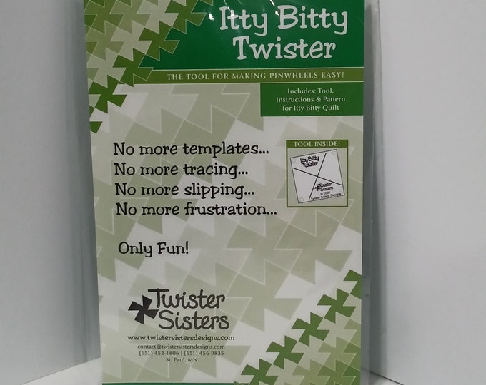 Itty Bitty Twister Tools by Twister Sisters. Create Pinwheels by Sewing ...