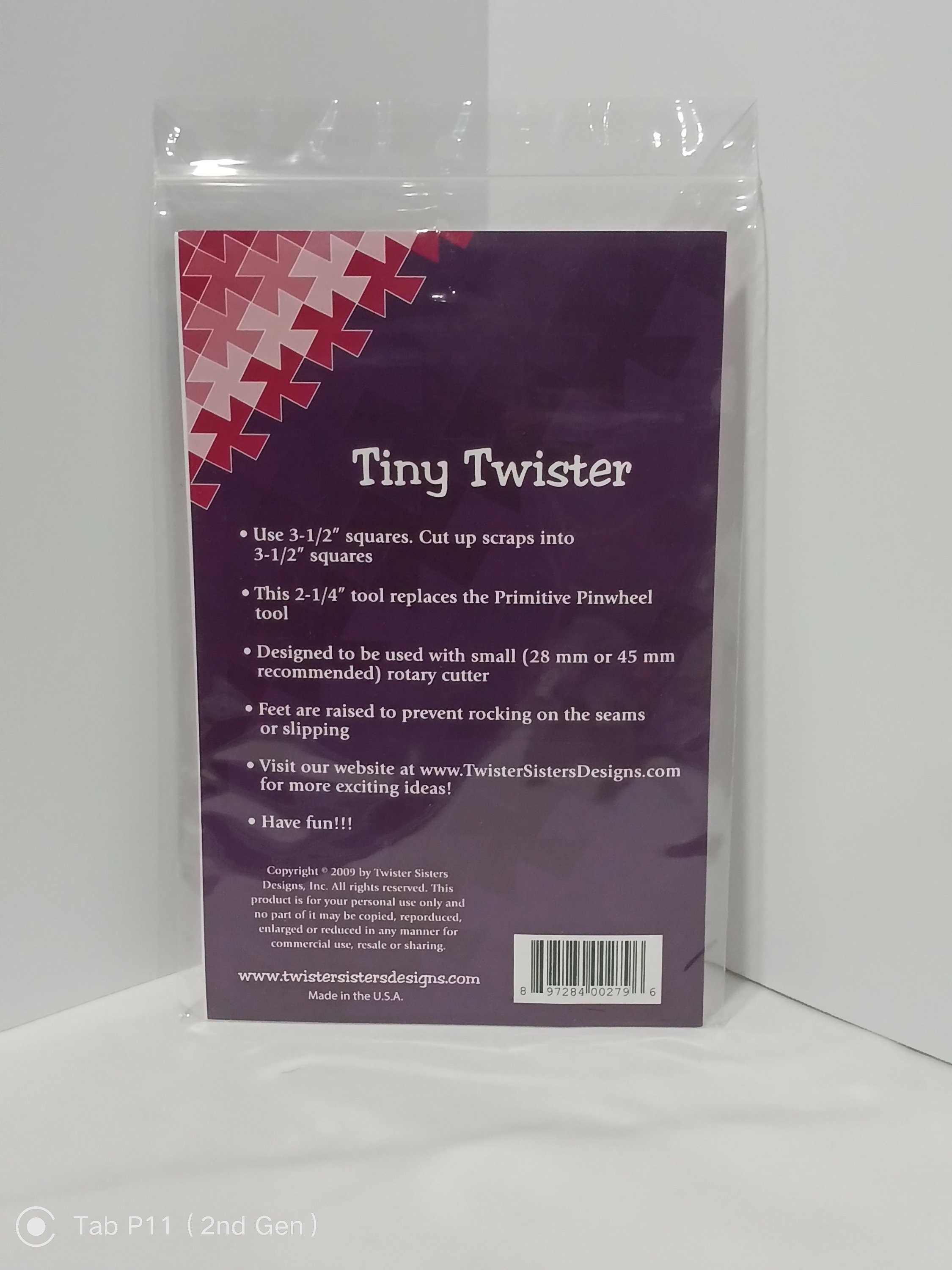 Tiny Twister Tool by Twister Sisters. Create Pinwheels by Sewing ...