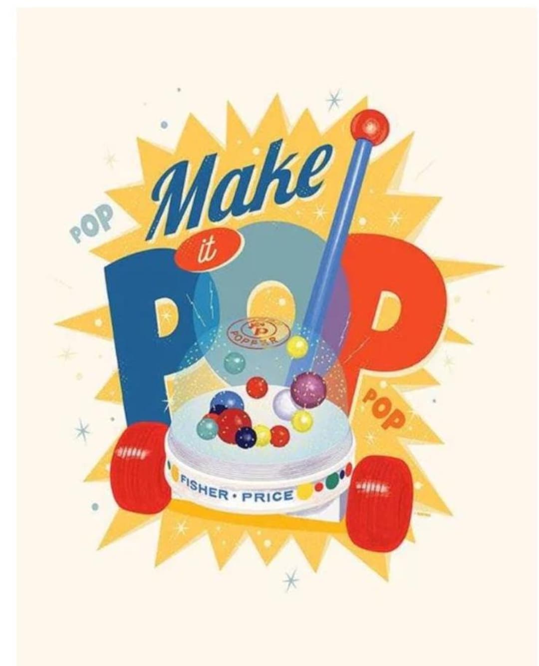 Pop N Play - MAKE IT POP - 36 Inch Panel by Fisher Price and Riley ...