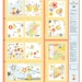 Sweet Bees Book Panel by Susybee for Clothworks - SB20422-310 -36 Inch ...