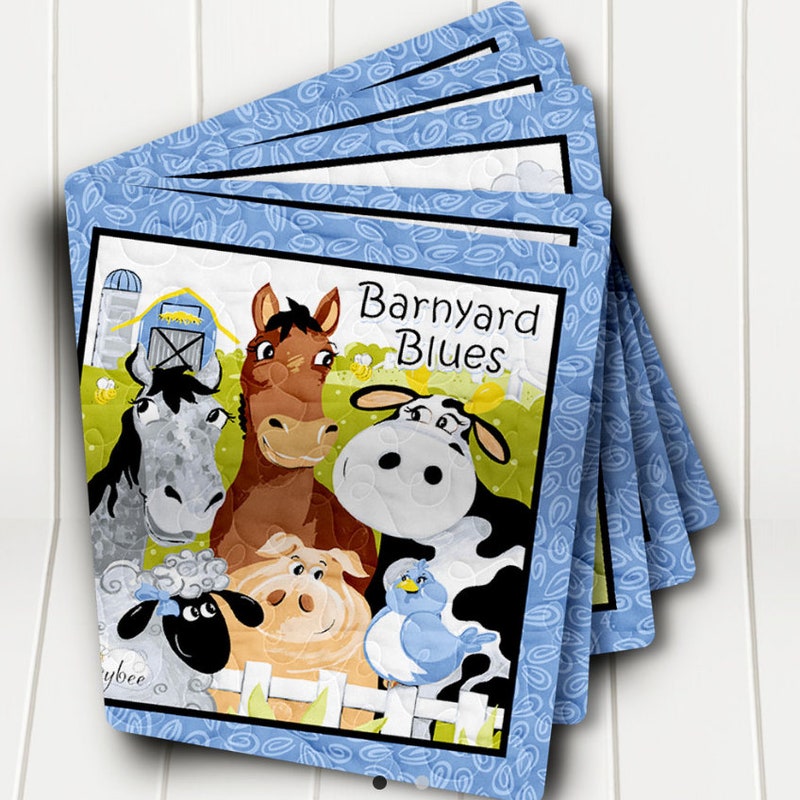 Barnyard Panel Fabric - Etsy