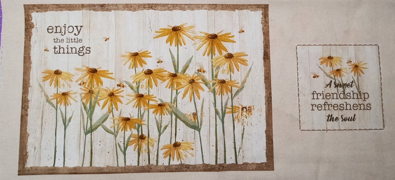 Enjoy the Little Things Panel by Dan Dipaolo for Clothworks. 24 Inch ...