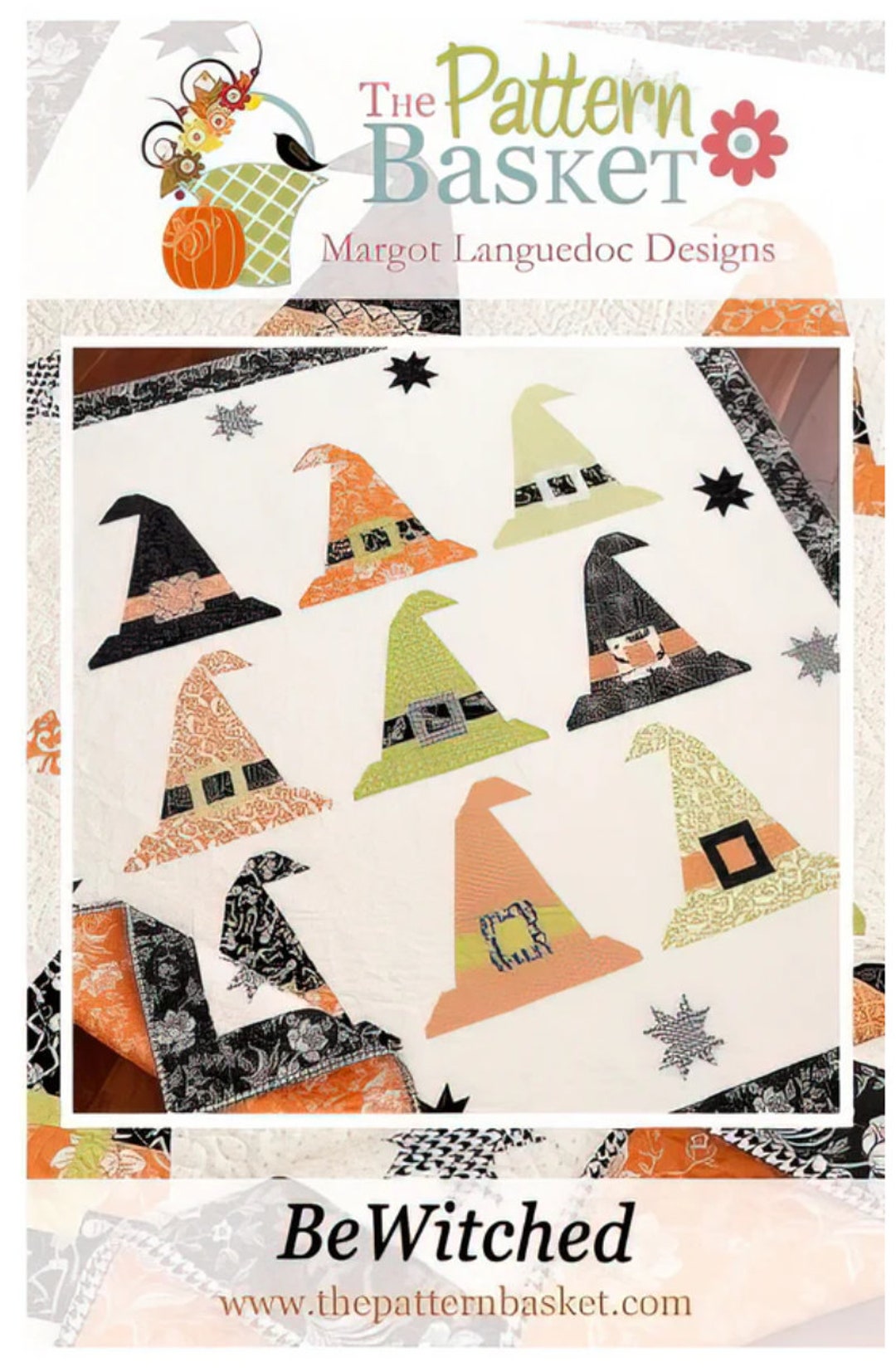 Be Witched Quilt Pattern by Margot Languedoc Designs for the Pattern Basket. TPB 2104. - Etsy