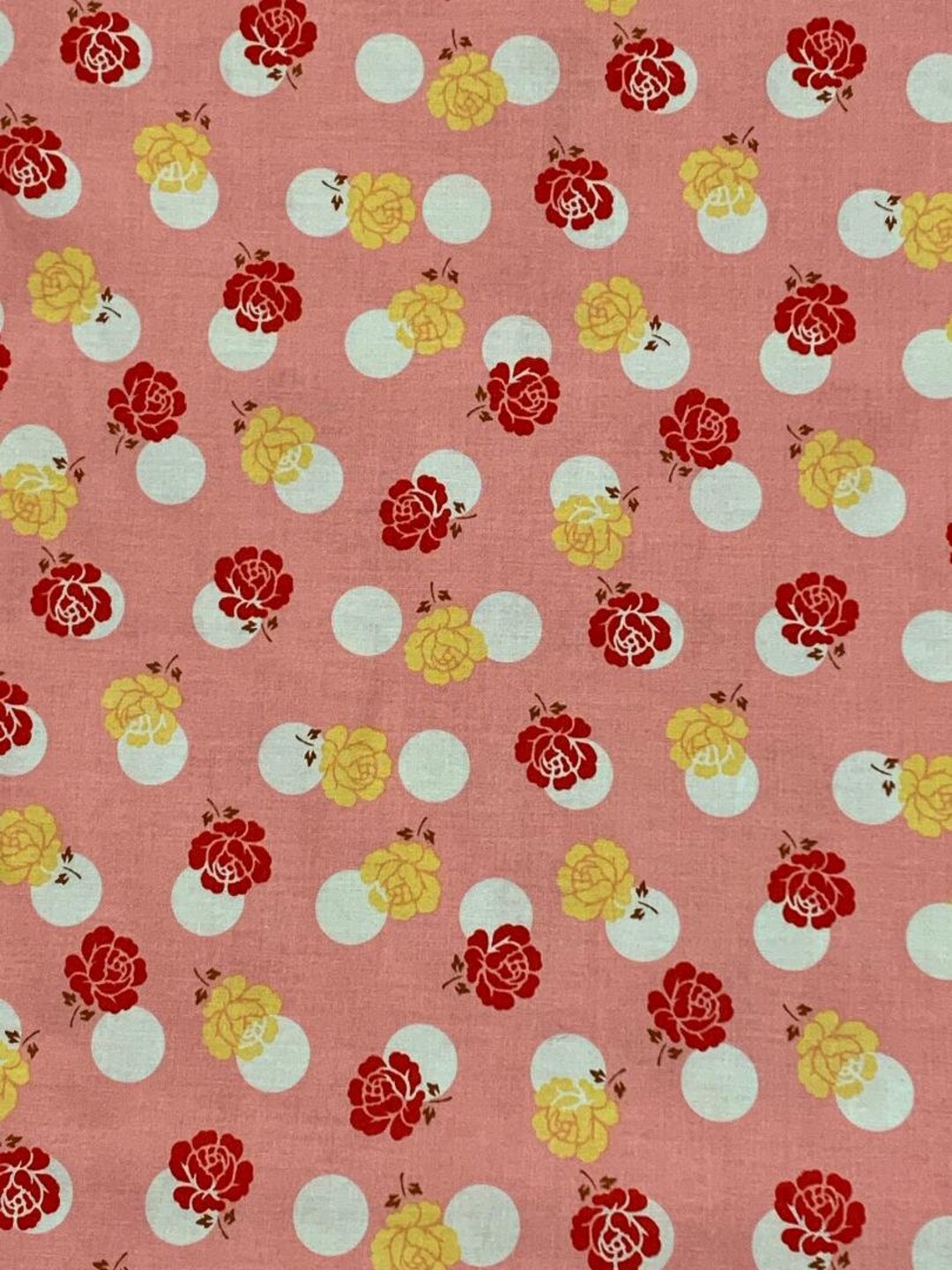 Riley Blake Designs Pink Sew 2 Rose Cotton Quilting Fabric - Pink ...