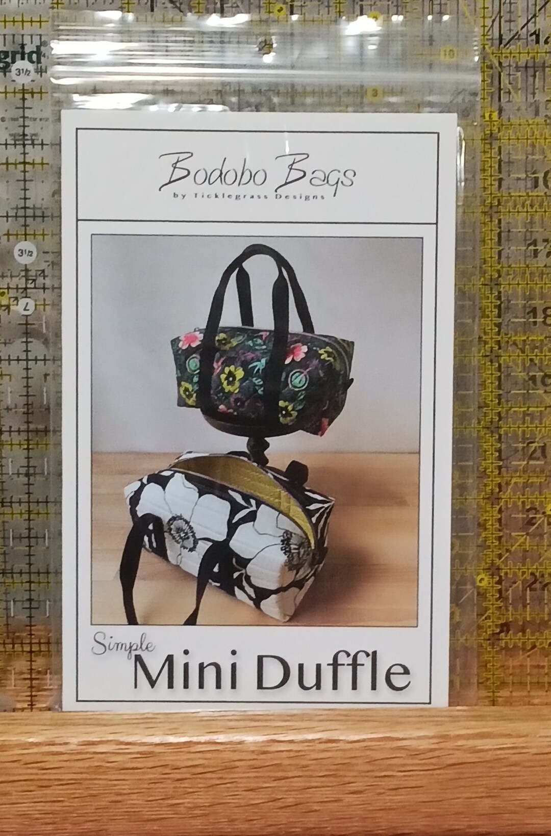 Simple Mini Duffle Bag Pattern by Bodobo Bags by Ticklegrass - Etsy