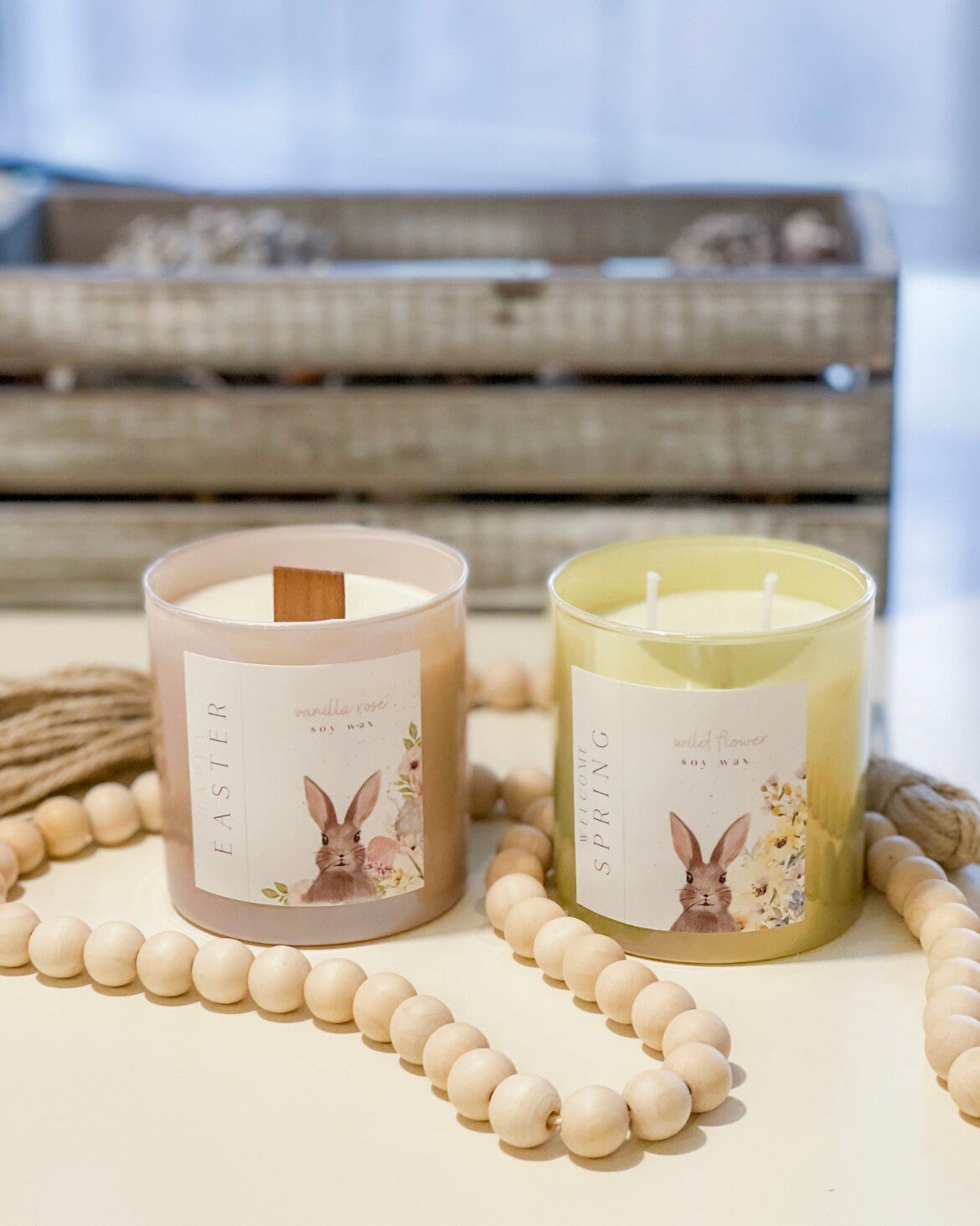 Welcome Spring / Happy Easter Hand Poured Soy Candle - Etsy