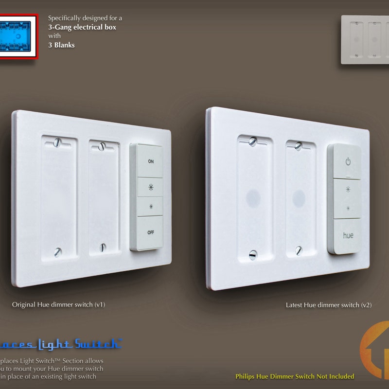 Hue V1 Dimmer Plate - Etsy