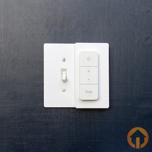 2-gang Philips Hue Dimmer Switch Toggle Wall Plate: 3d-printed ...