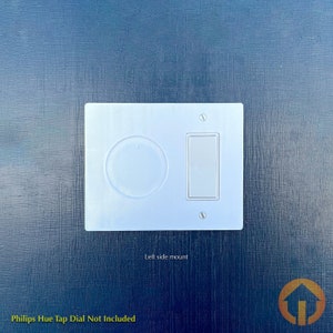 Philips Hue Tap Dial 3d-printed 1-gang Decora WALL PLATE Extended Wall ...