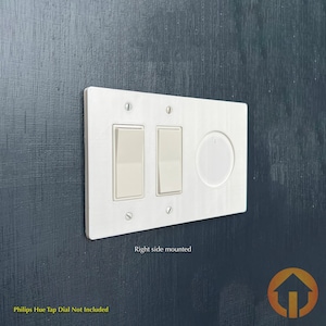2-gang Philips Hue Tap Dial Decora Extended Wall Plate: 3d-printed ...