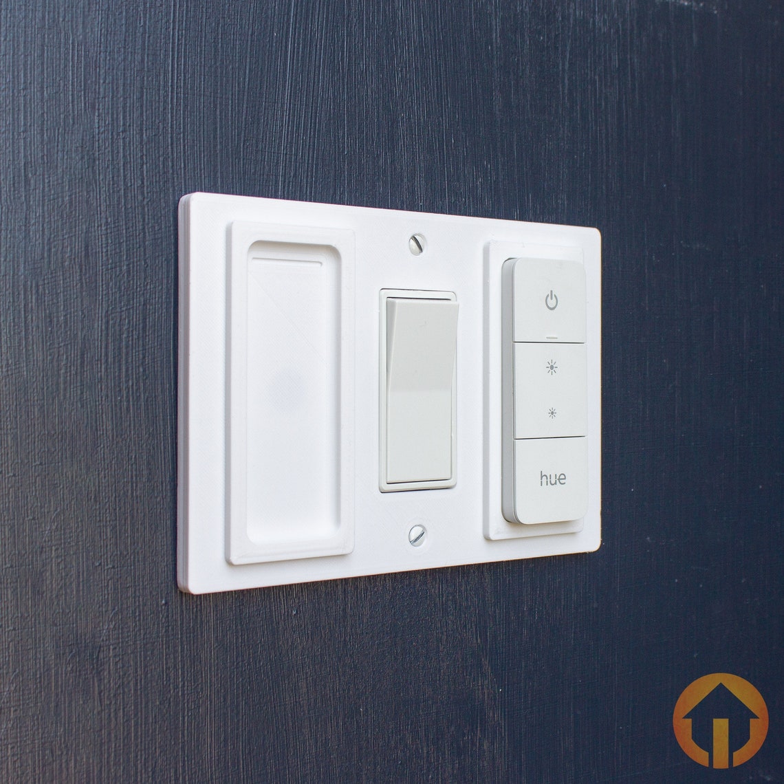 Philips Hue Dimmer Switch Wall Plate 3d-printed Dual-side | Etsy