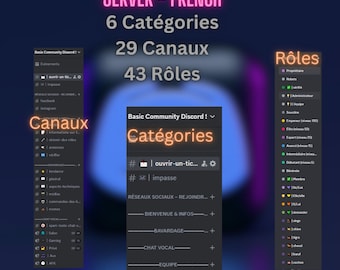 Twitch Streamer Community Discord Server Template INSTANT DOWNLOAD ...
