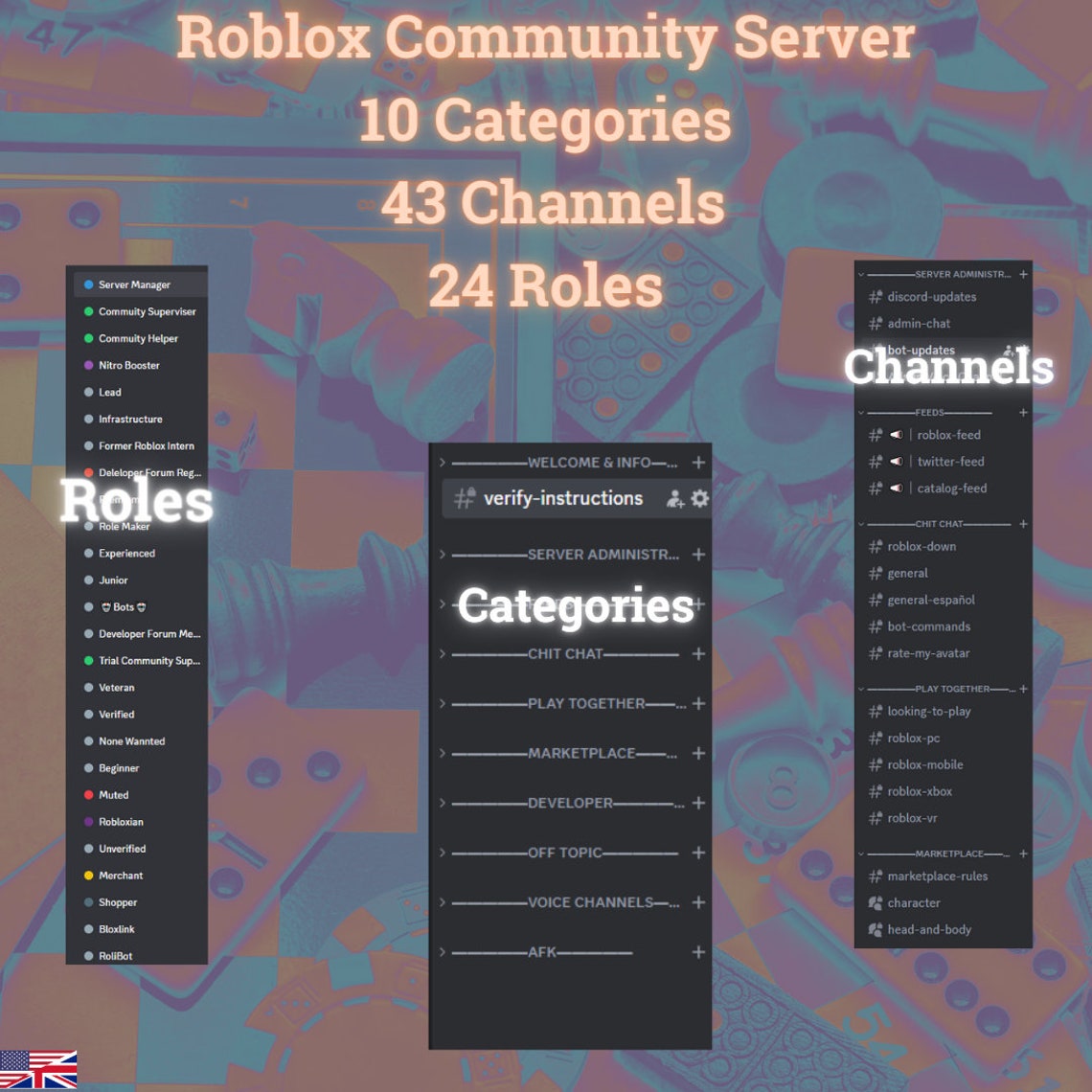 Roblox Community Server - English - Etsy