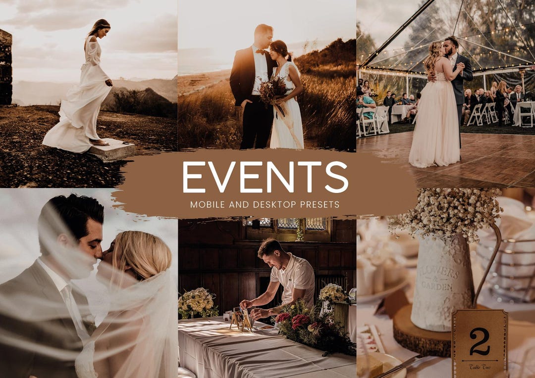 Event Photography Lightroom Presets | Mobile & Desktop (digital ...