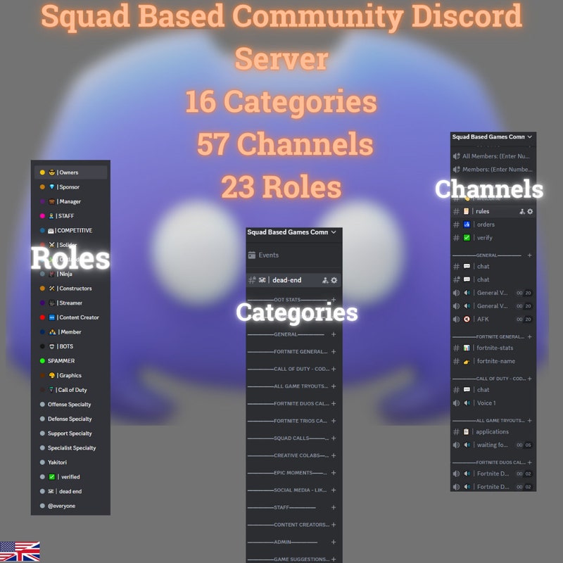 Discord Template - Etsy