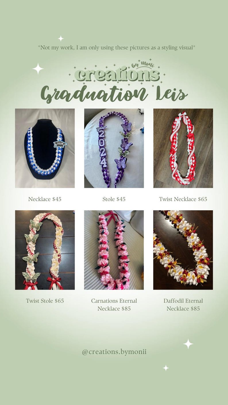 Custom Graduation Leis - Etsy
