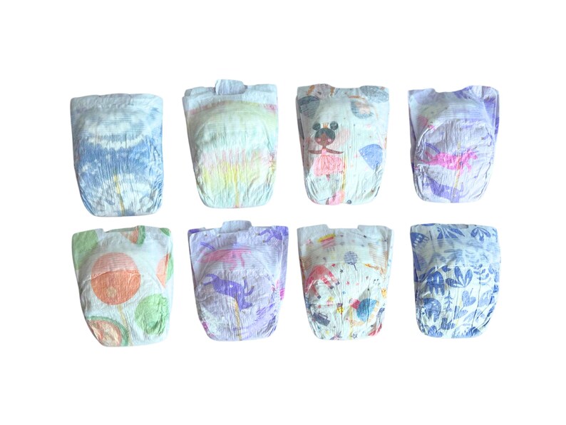 Newborn Baby Sample Diaper Pack for Reborn Girl Dolls Diapers - Etsy