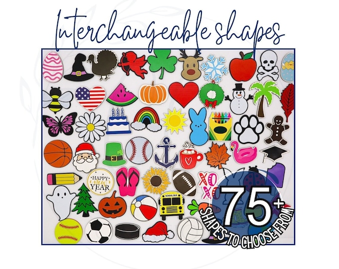 Seasonal Interchangeable Pieces, Front Door Sign, Interchangeable Home ...