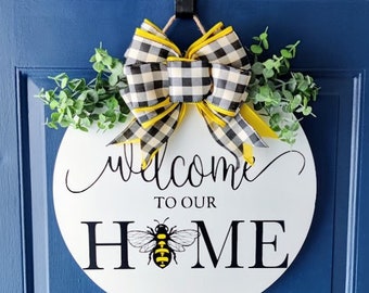 Bee Welcome Sign | Etsy
