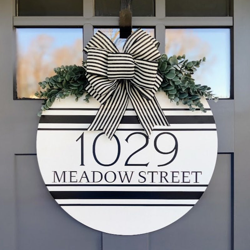 Wooden Address Sign - Etsy