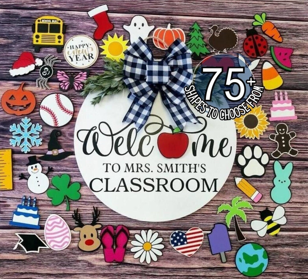 Classroom Door Decor | Interchangeable Sign | Classroom Welcome ...