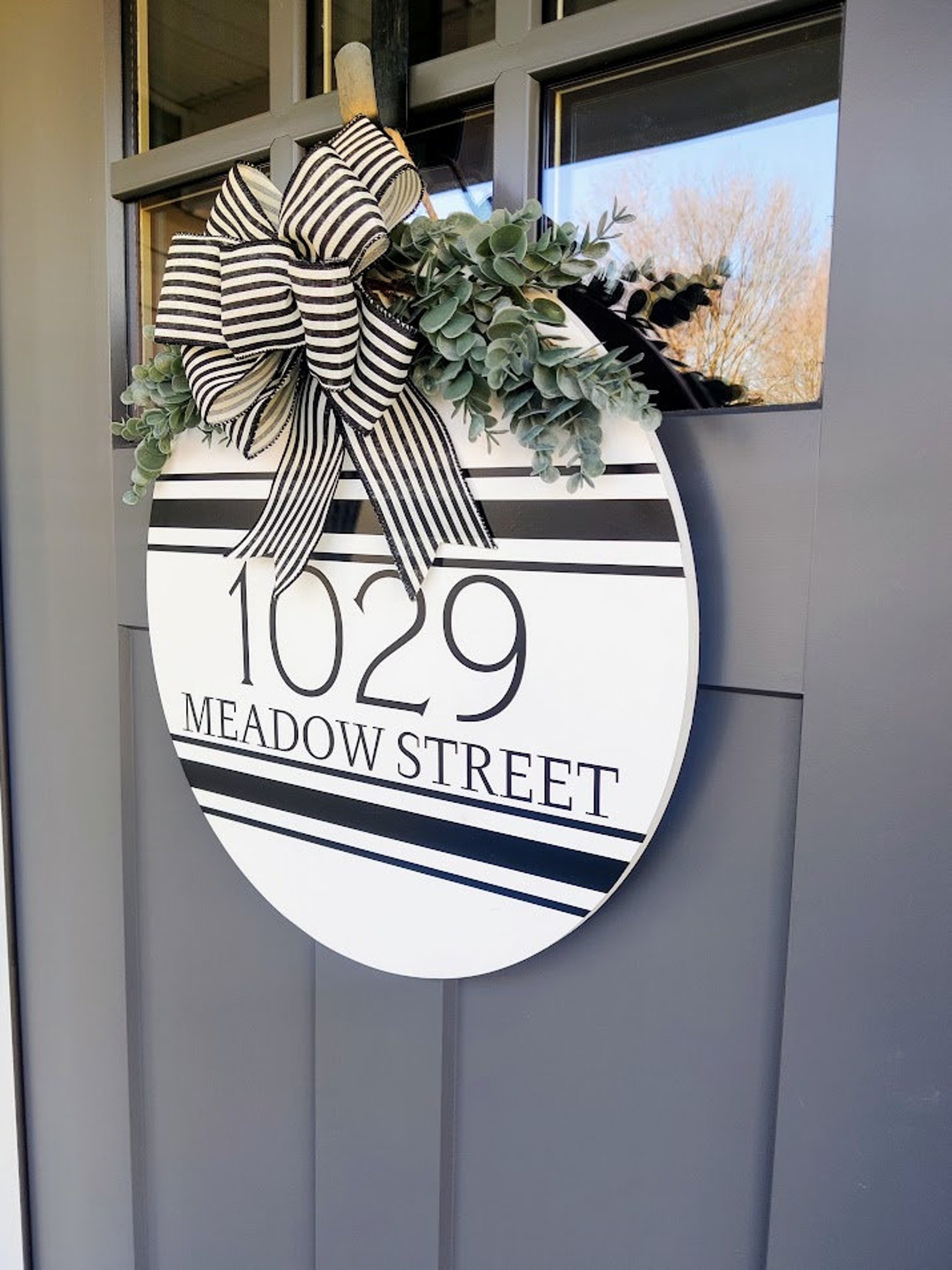 Front Door Address Sign | Address Door Sign | House Number Sign | Door ...