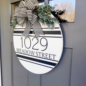Front Door Address Sign | Address Door Sign | House Number Sign | Door ...