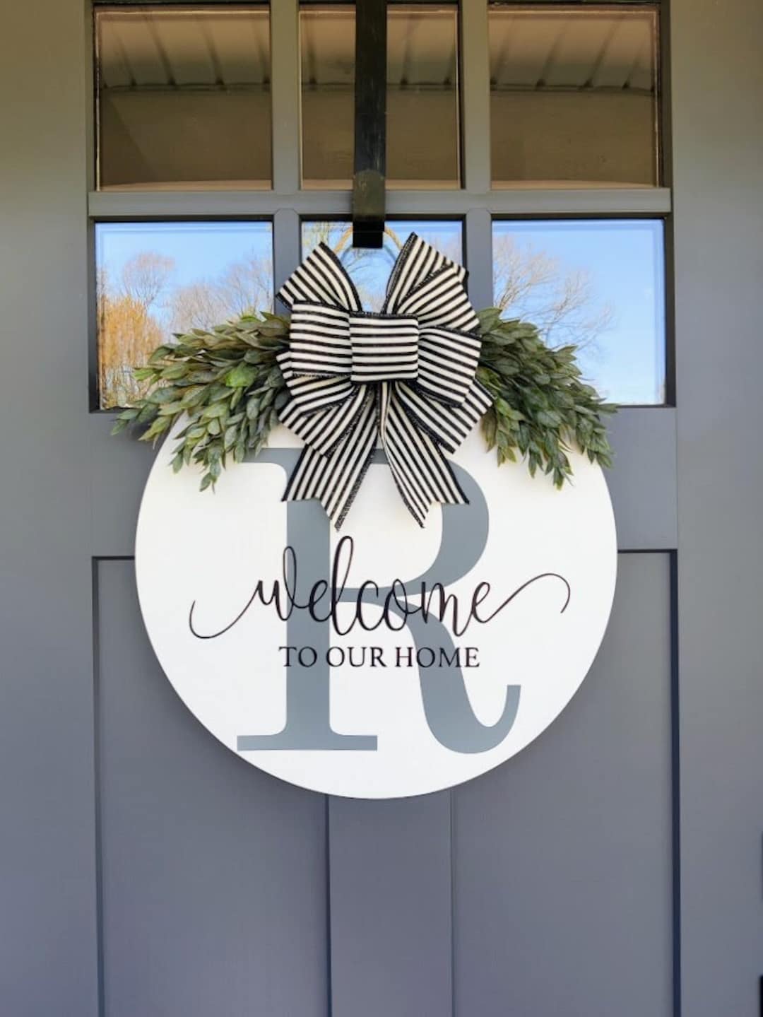 Personalized Last Name Sign | Front Door Decor | Welcome Sign | Door ...
