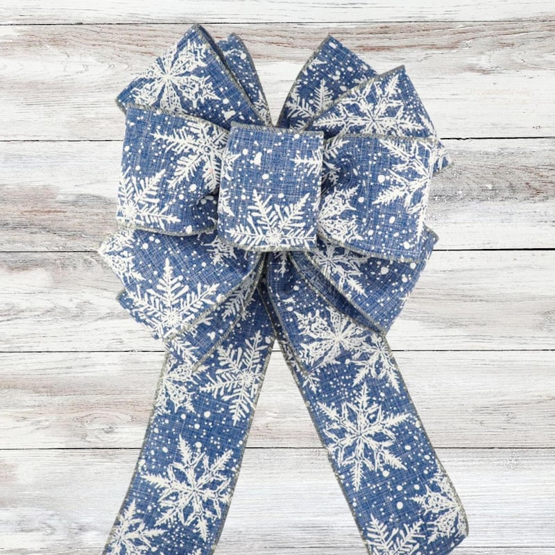 Small Snowman Ribbon Bows - Etsy