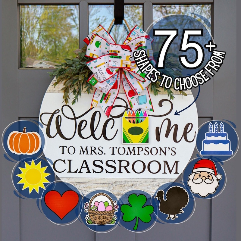 Teacher Wreath - Etsy