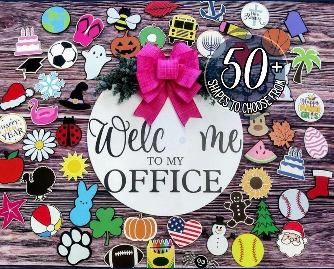 Interchangeable Door Hanger Interchangeable Office Sign Office Door ...