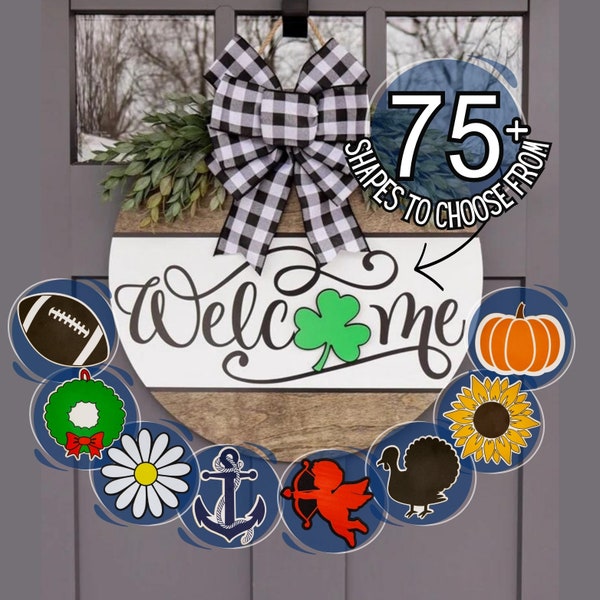 Seasonal Door Hanger - Etsy