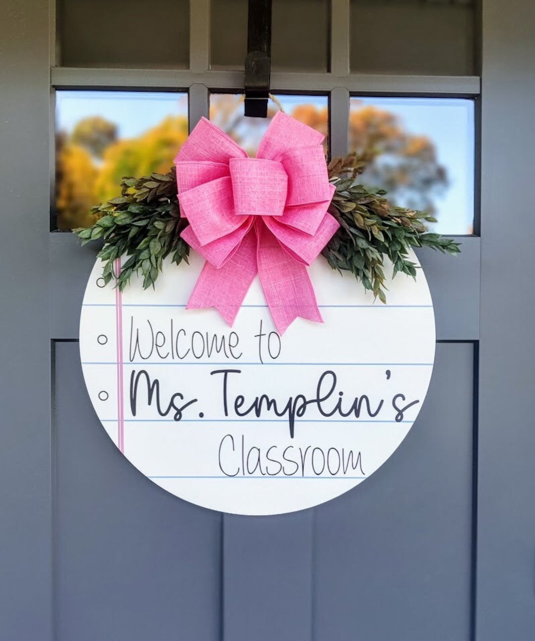 Teacher | Teacher Door Sign | Teacher Name | Classroom Sign | Teacher ...